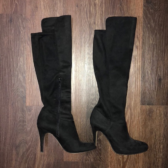 INC International Concepts | Shoes | Barely Worn Inc 75 Black Suede ...